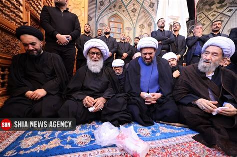 تصاویر راهپیمایی آیت الله بشیر نجفی در روز شهادت حضرت زهرا س