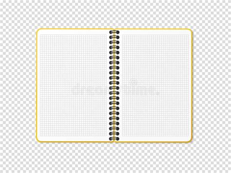 A Notebook With A Vertical Spring Notepad In A Cage Grid With A White