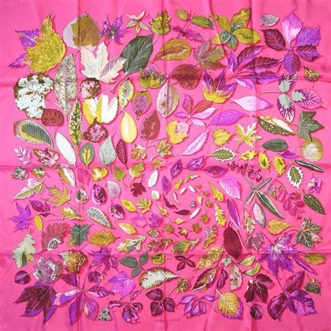 Hermes 2004 Rose Multi Tourbillon By Christiane Vauzelles Blanc Matt Overlay Twill 90cm New