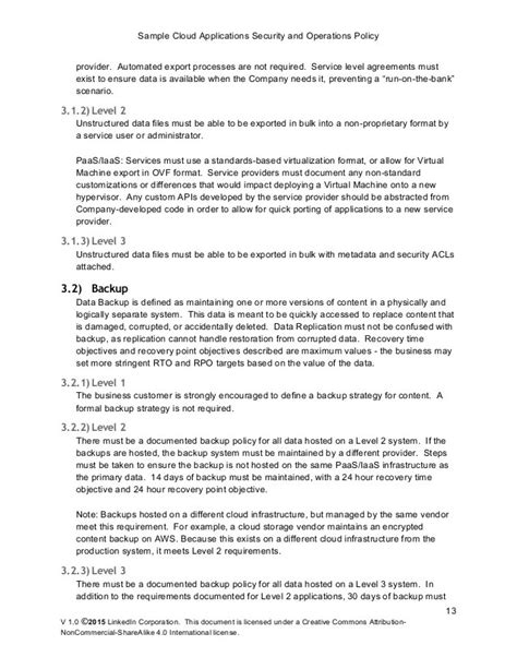 Cloud Policy Template