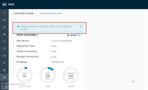 Unable To Delete Nsx T Controller Node Technology Blogs Primarily