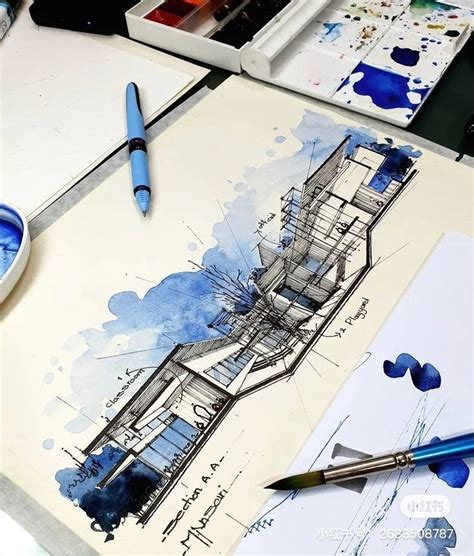 Sketchbook Art Inspiration Watercolor Architecture Architecture Design Drawing Architectural