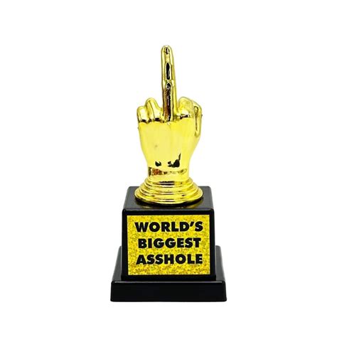 Worlds Biggest Asshole Trophy Retrofestive Ca