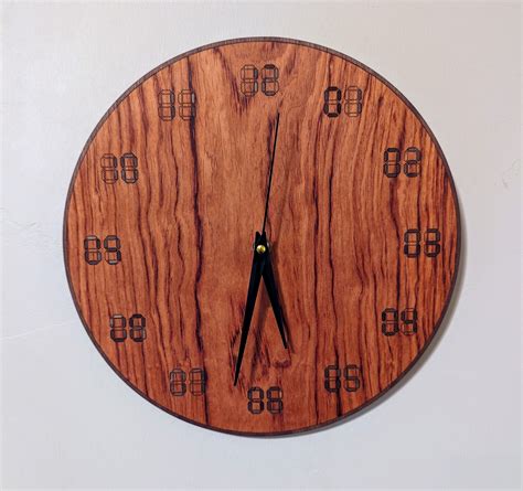 Clock Face 7 Segment Style Numbers Svg Etsy