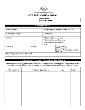 Job Application Form Amazon Web Services Fill Out And Sign Printable