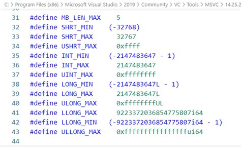 C C INT SHORT 등 정수의 최대값 최소값 출력 limits h HydroponicGlass TechBlog