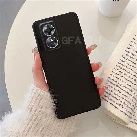 Jual Case Oppo Reno T G T G F Terbaru Polos Hitam Matte Black Soft Premium Mewah Cover