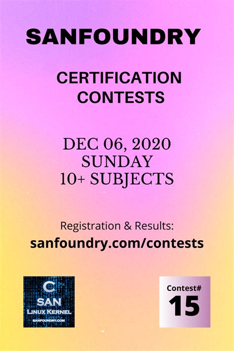 This Pin Is For Sanfoundry Certification Contests Event Which Is