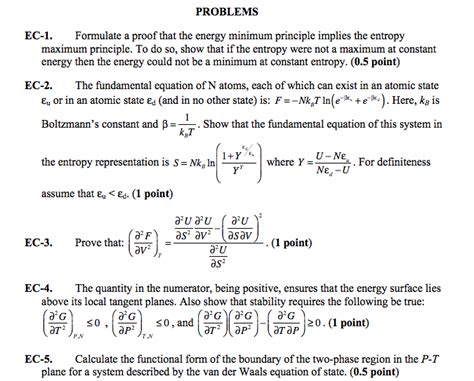 Formulate A Proof That The Energy Minimum Principle