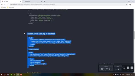 25 Send Form Data From One Jsp To Another Youtube