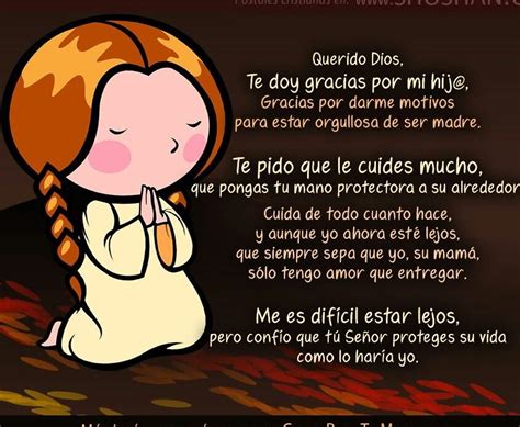 Oraci N Al Se Or Cuida A Mi Hijo Con Amor Y Protecci N