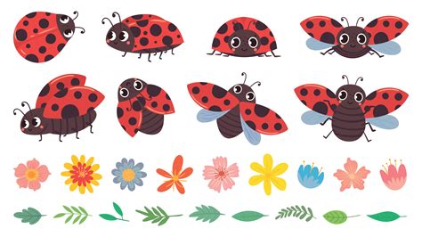 Cute Lady Bug Clipart