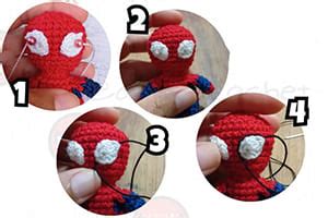 Amigurumi Spiderman Crochet Free Pattern Amigurumi