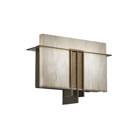 Ultralights Genesis 10h Brass And Faux Alabaster Ada 0 10v Led Sconce Style 549m6 Sconces