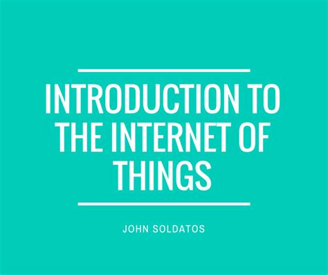 Internet Of Things Tutorial Chapter1 Introduction