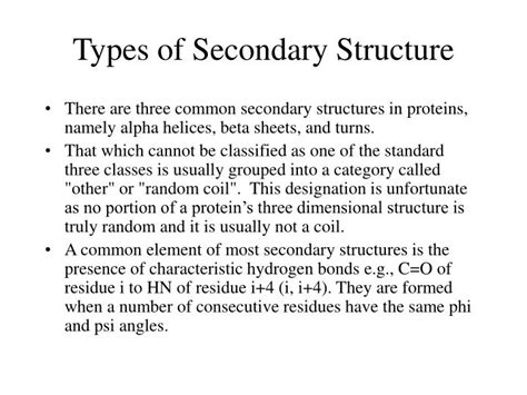 PPT Secondary Structure Motifs Of Proteins PowerPoint Presentation