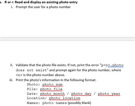 Solved Use Bash To Create A Simple Photo Inventory System