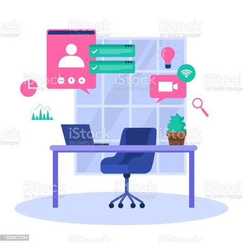 홈 컴퓨터 인터넷 온라인 비즈니스 프리랜서 일러스트에서 작업 개발에 대한 스톡 벡터 아트 및 기타 이미지 개발 꽃병 노트북 Istock