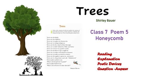 Trees Poem In English Class At Caitlin Grimmett Blog