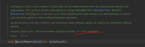 Java Set Max In Memory Size In Spring Webflux Stack Overflow