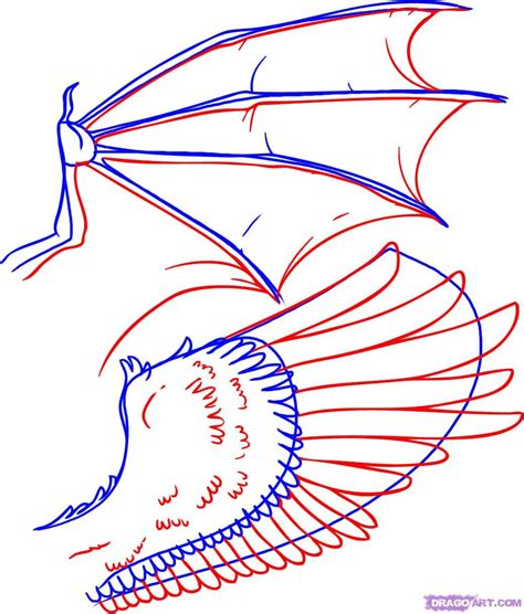 Рисунки крыльев карандашом для срисовки