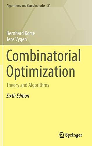 Combinatorial Optimization Theory And Algorithms Algorithms And