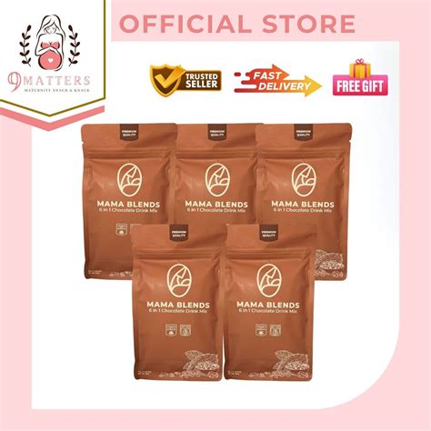 Bundle Of 5 Mama Blends Choco Breastmilk Booster Safe For