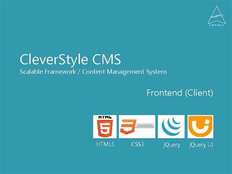 Mokrynskyi Nazar Clever Style Cms Scalable Framework
