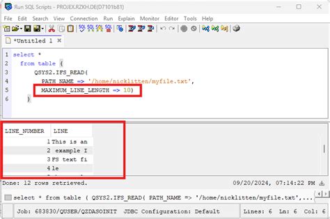 Sqlrpgle Example Reading From Ifs With Sql Nick Litten Ibm I As400