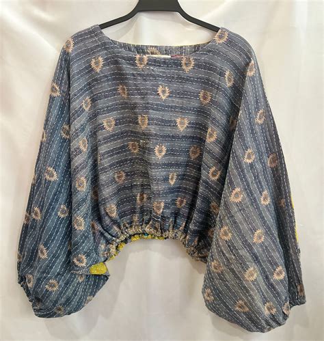 Kantha Bae Luna Crop Top Kantha Ella And The Earth