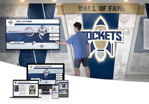Rocket Touchscreen Digital Wall Of Fame Interactive Hall Of Fame