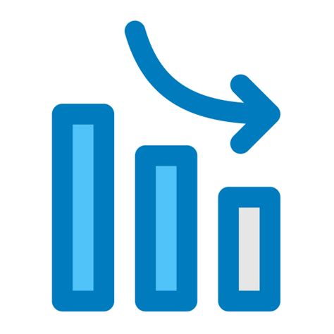 Decrease Generic Blue Icon