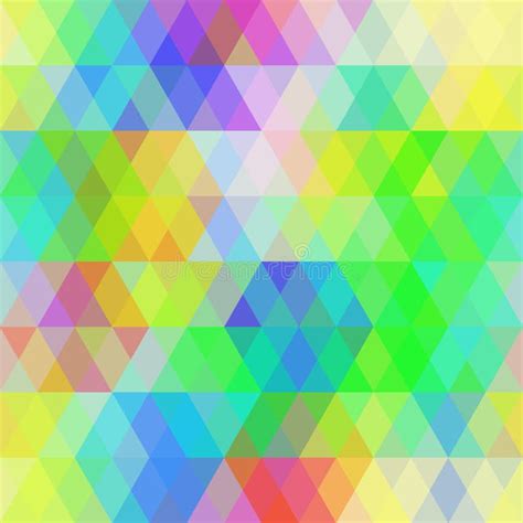Abstract Hipsters Seamless Pattern With Bright Colored Rhombus Stock Vector Illustration Of