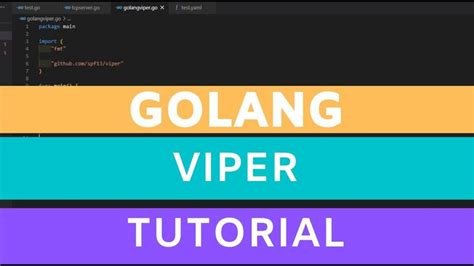 Golang Viper Tutorial Read Config Yaml Toml Env Tutorial Reading Viper