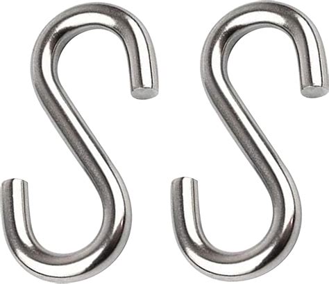 Fdkjejc 2 Pack 33 Inch Heavy Duty S Hooks 304 Stainless
