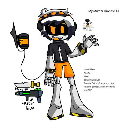 My Murder Drones Oc Blaket7 By Sonicjrthecoolest On Deviantart
