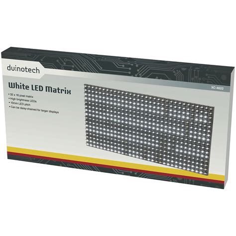 White LED Dot Matrix Display For Arduino Jaycar Australia