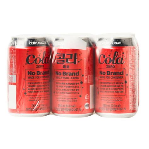 노브랜드 콜라 제로 355ml [6개] 에누리 가격비교