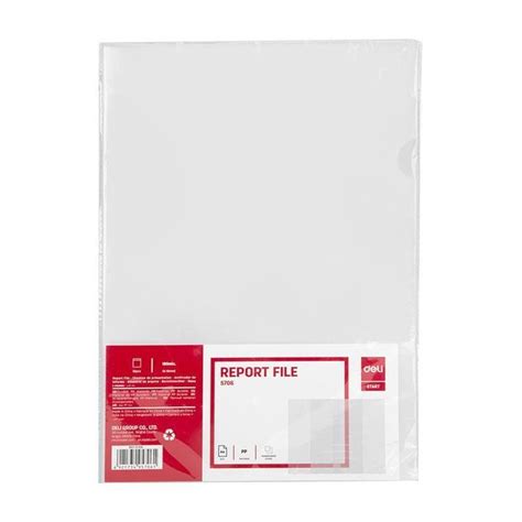 Folder L Shape A Micron Pack Clear Deli