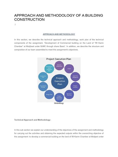Approach And Methodology Of A Building Construction Pdf Concrete Deep Foundation