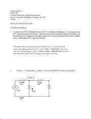Homework Solutions For EECS 316 Circuits Electronics Course Hero