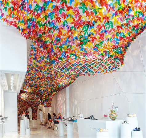 we are flowers softlab creates a hanging garden inside melissa s nyc
