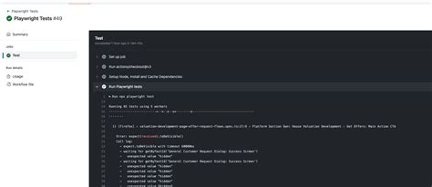 Bug Github Actions Job Doesnt Fail When Tests Fail In Playwright · Issue 20511 · Microsoft