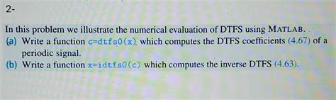 solved in this problem we illustrate the numerical