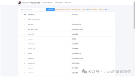 Mybatis Plus 开发提速神器：mybatis Plus Generator Ui Csdn博客