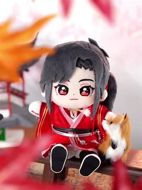 อะนิเมะ Tian Guan Ci Fu ของเล่นตุ๊กตา Hua Cheng San Lang ตุ๊กตาสวรรค์เจ้าหน้าที่พร Plushie คอสเ