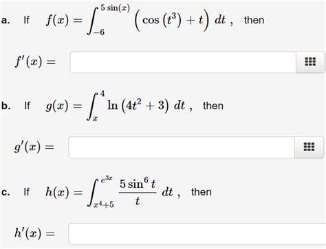 Solved If F X Integral 5 Sin X 6 Cos T 3 T Dt