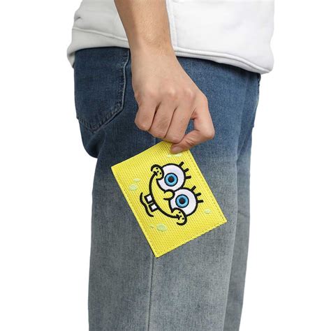 Spongebob Squarepants Big Face Bi Fold Wallet Paramount Shop