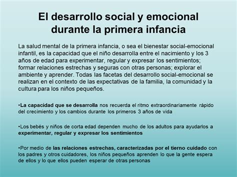 El Desarrollo Social Emocional Dentro Del Contexto De Las Relaciones