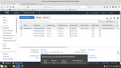 amazon web services deployed docker app on aws isn t reachable stack overflow